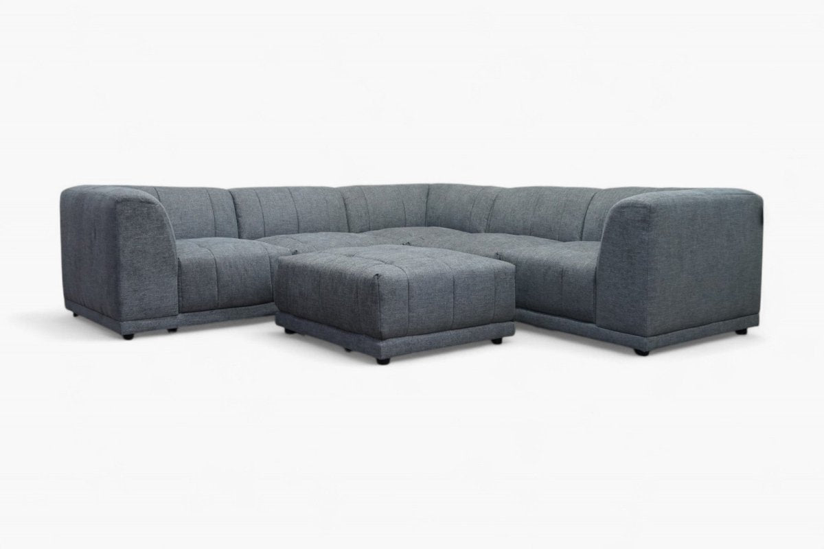 Noble Double Corner Sofa, Pewter – Heatons Furniture Outlet